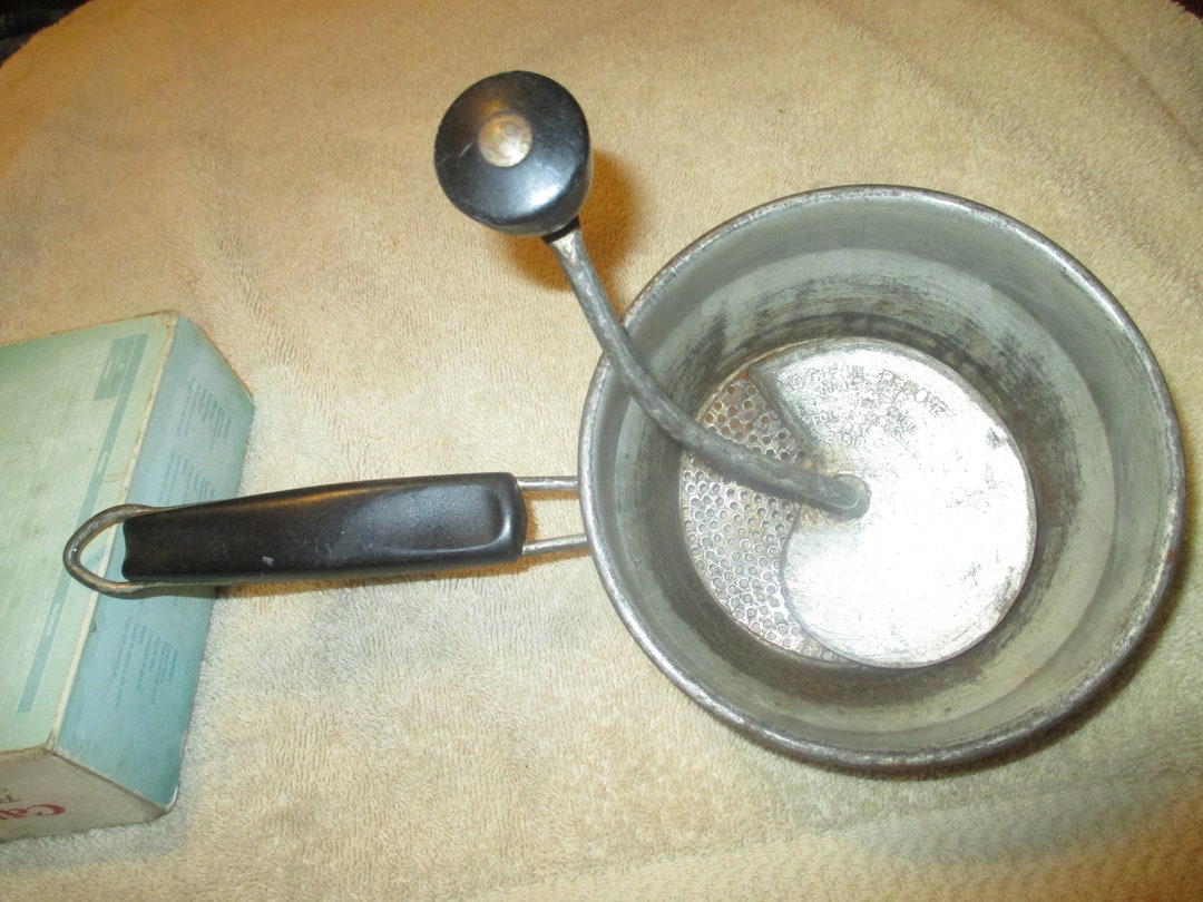 Vintage 1930's Foley Food Mill Sifter Masher Strainers "black Handle ...