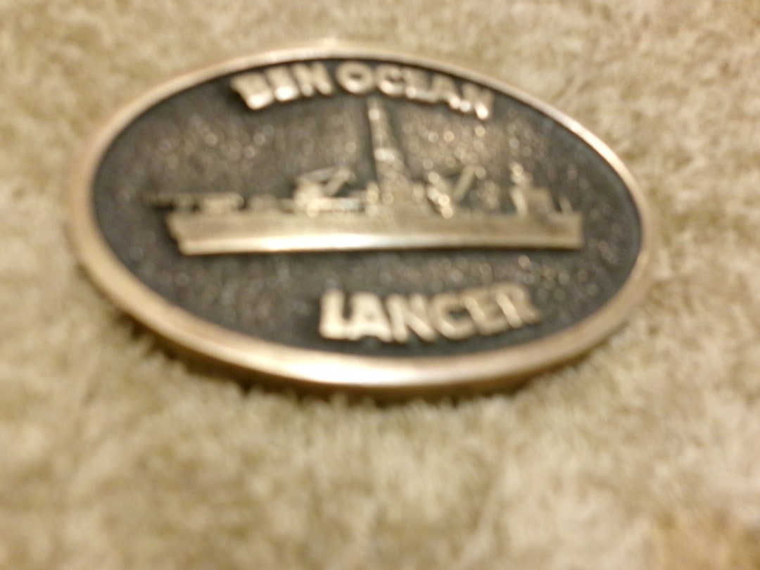 Vintage Ben Ocean Lancer Solid Brass Buckle by BTS Made in USA - Etsy