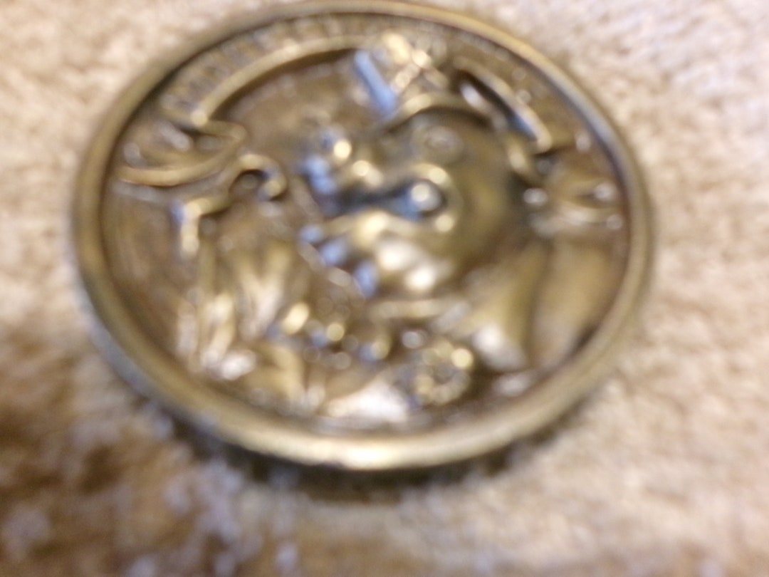 Vintage MALE CHAUVINIST ( Pig ) Solid Brass Buckle by Capt. Hawks Sky ...