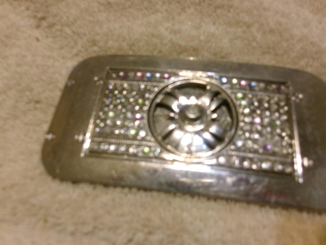 Vintage Dollar Sign Large Rotating Solid Chrome Buckle - Etsy