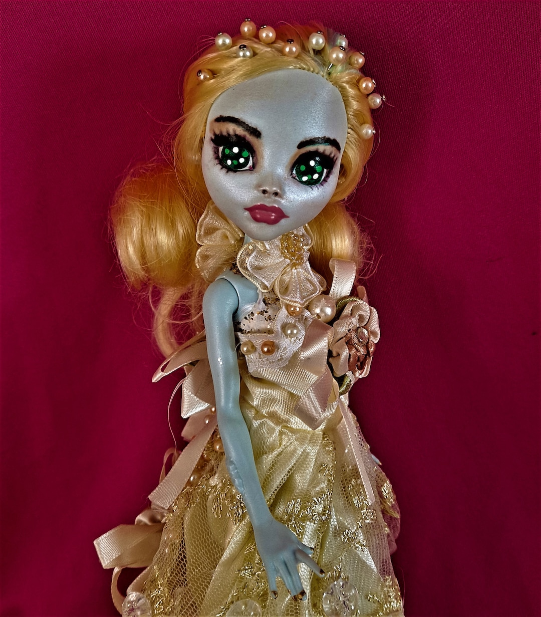 Wedding Memories an Ooak Monster High Doll Custom Doll Repainted Art ...