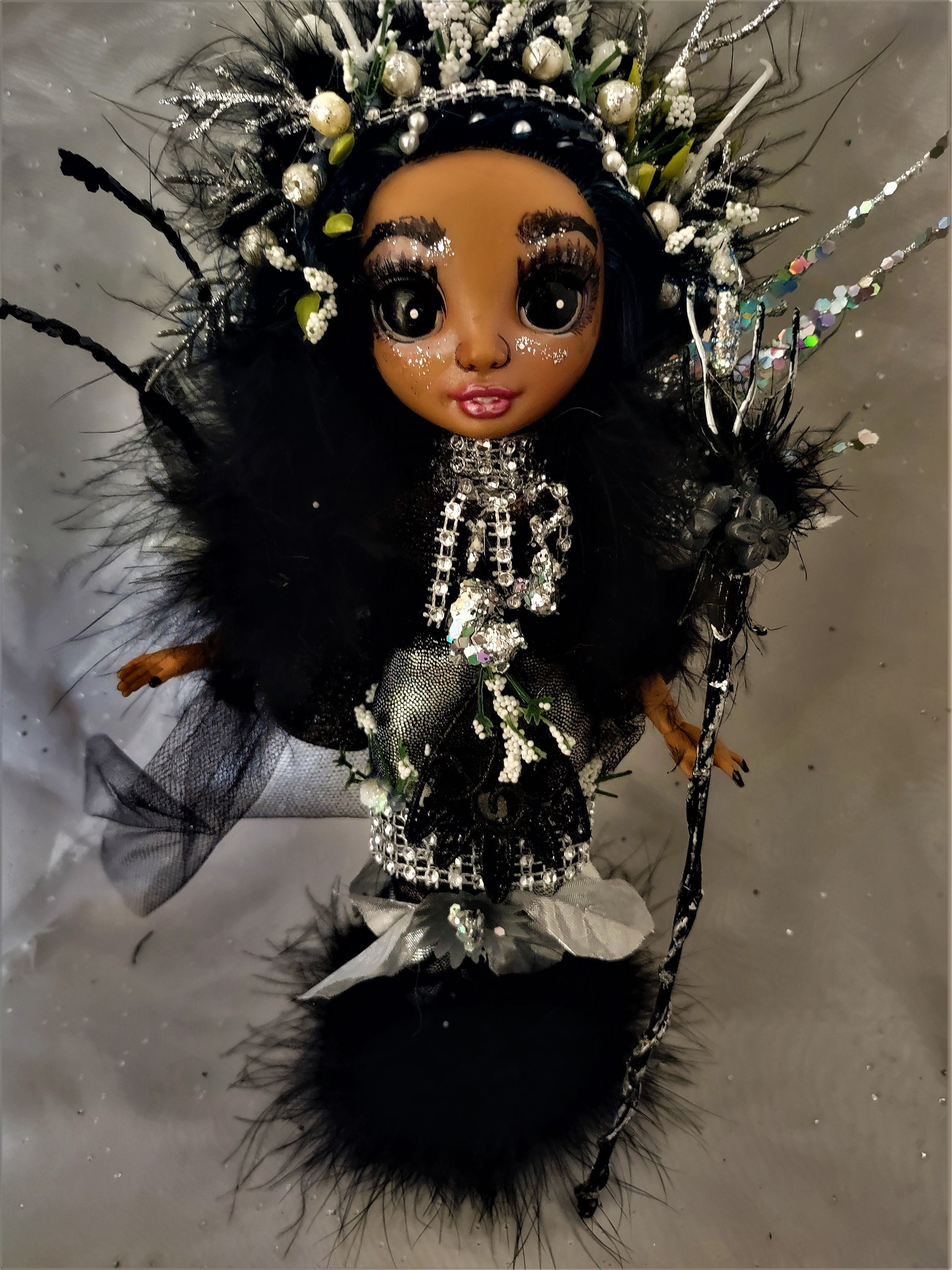 The Evil Queen Rainbow High Doll, Fairy Repaint Art Custom Repaint ...