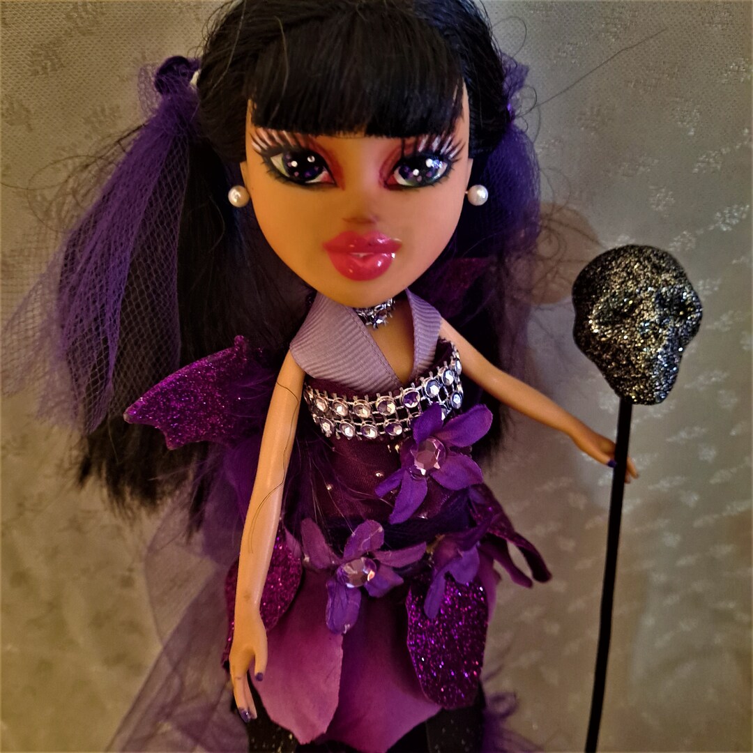 Ruin an Ooak Bratz Doll Custom Repainted Art Vampire Staff Purple ...