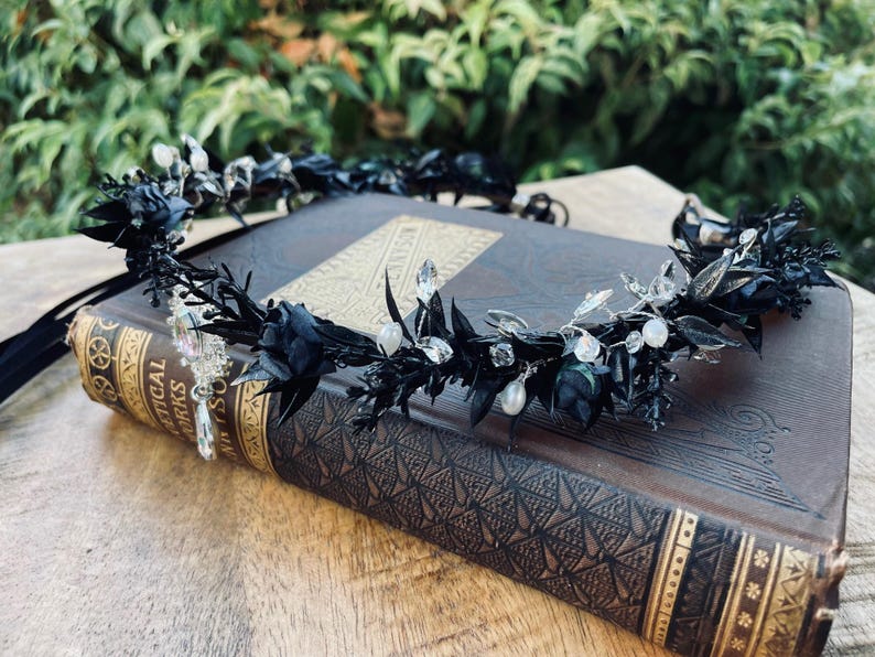Adjustable Fairy Queen Elf Elven Princess Tiara Flower Crown Circlet ...