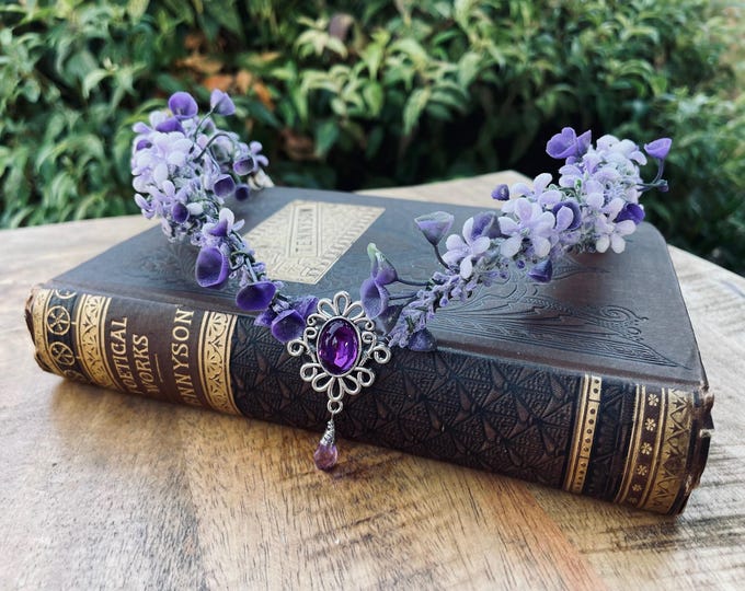 Adjustable Fairy Tale Elf Elven Princess Tiara Flower Crown Circlet ...
