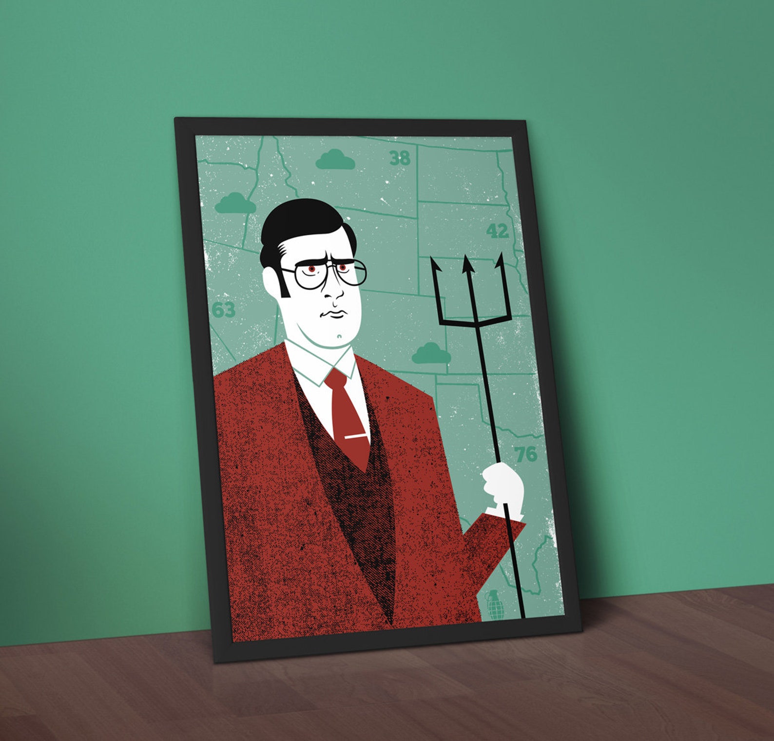 Brick Killed a Guy Limited Edition Screenprint Inspired by - Etsy