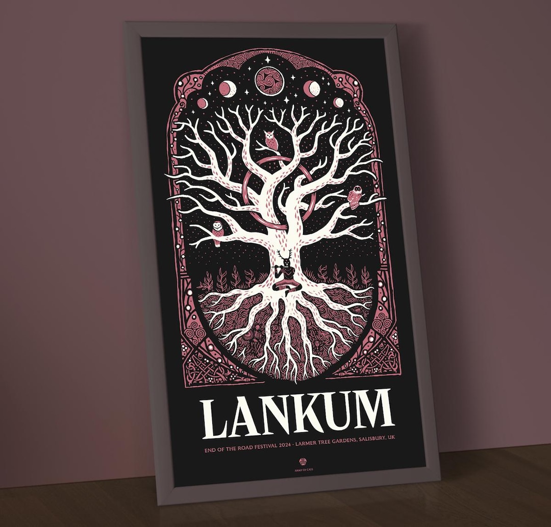 Lankum - End of the Road Festival 2024 - Silkscreen Concert Poster - Etsy