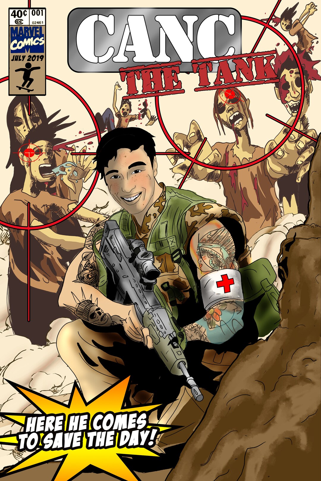 Custom Comic Book Cover - Etsy