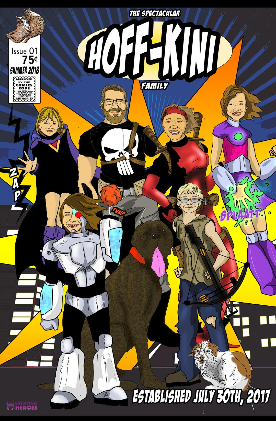 Custom Comic Book Cover - Etsy