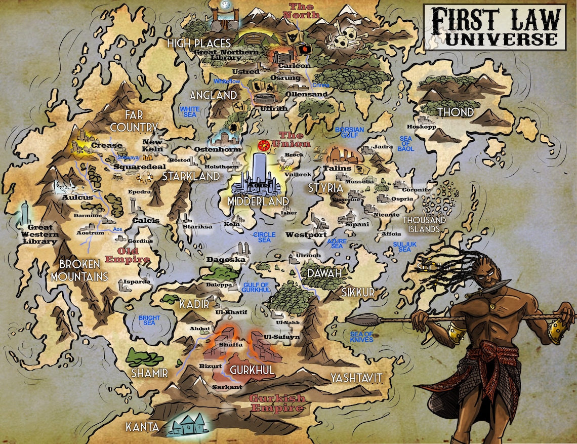 First Law Universe Map - Etsy