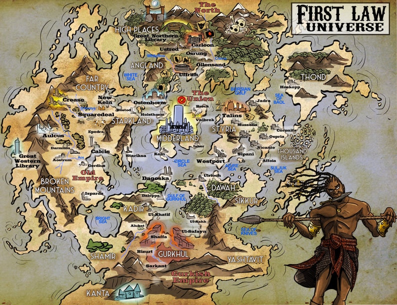 First Law Universe Map - Etsy