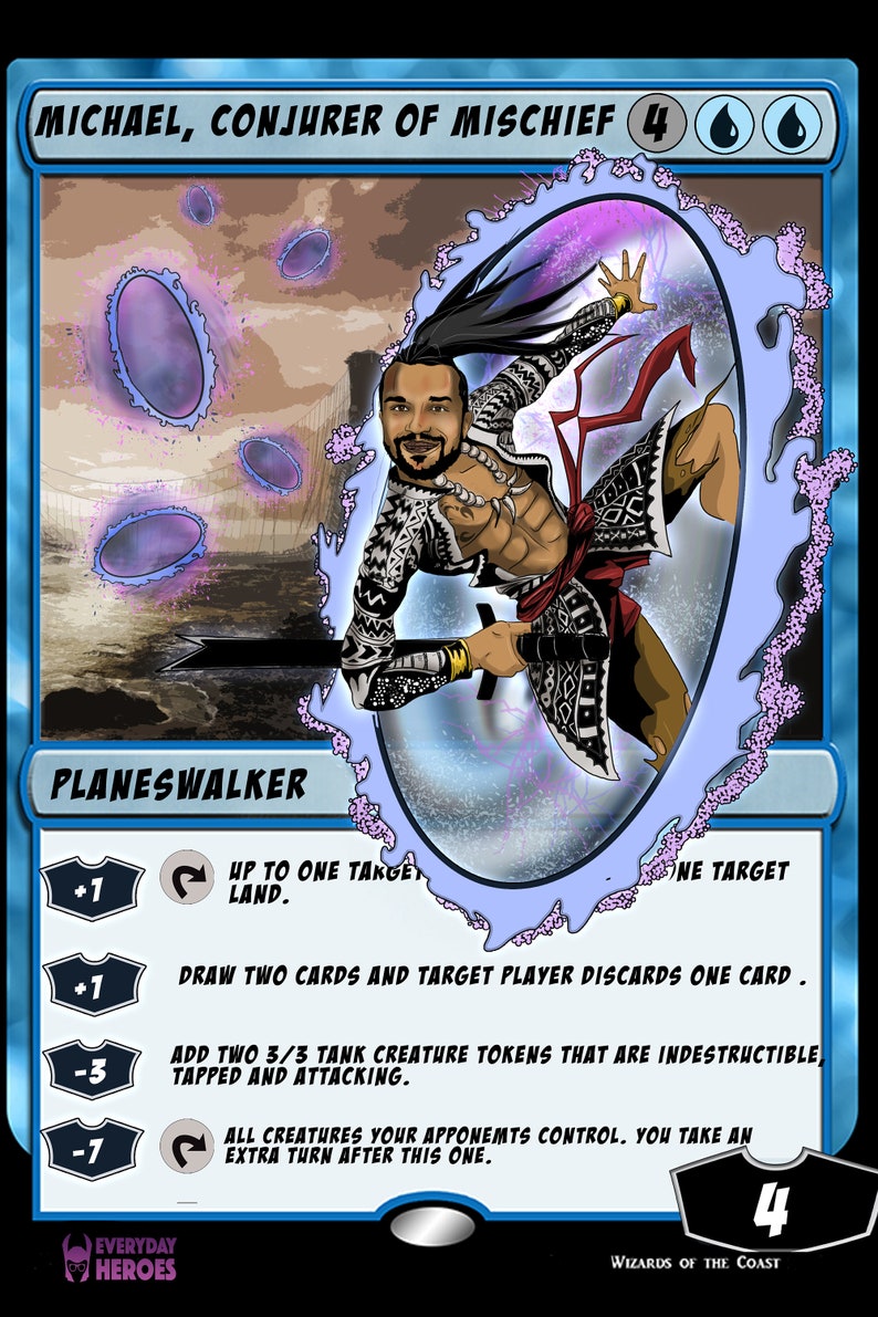 Custom Magic The Gathering Card | Etsy