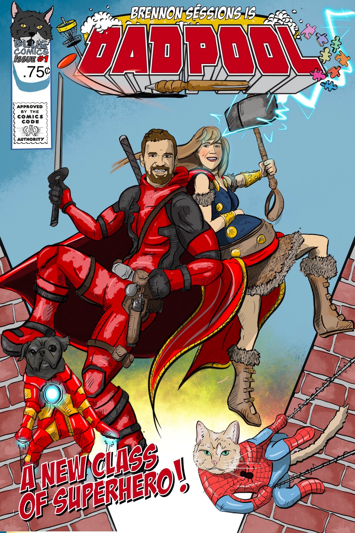 Custom Superhero Poster - Etsy