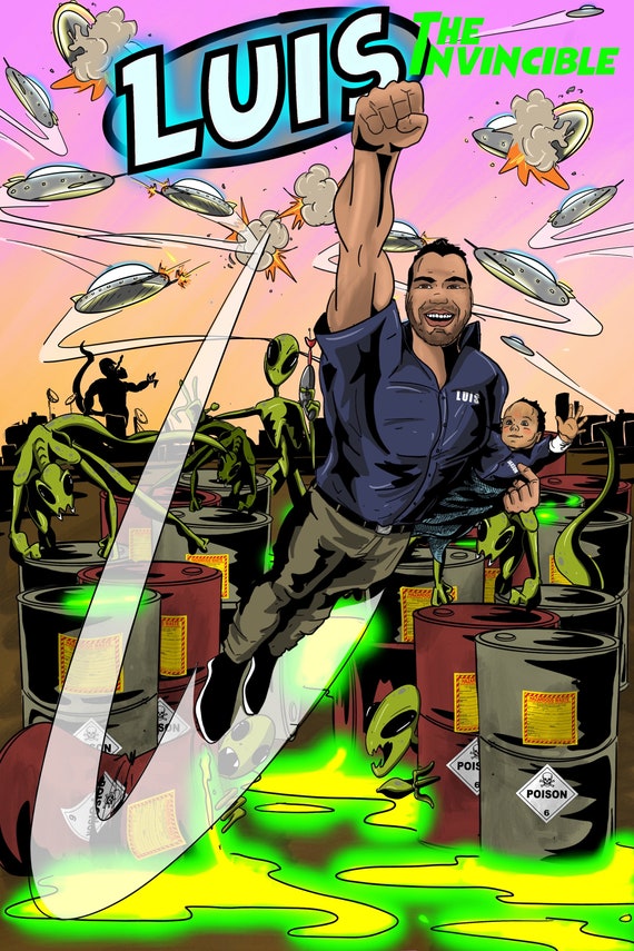 Custom Comic Book Cover | Etsy