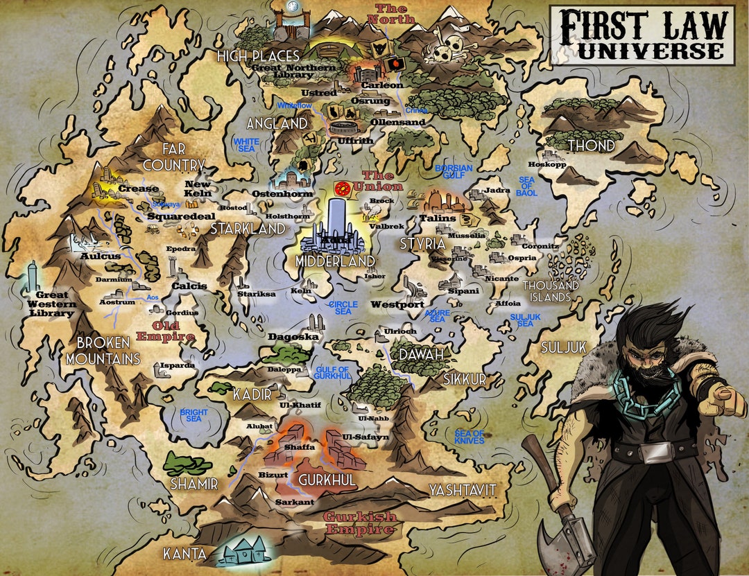 First Law Universe Map - Etsy