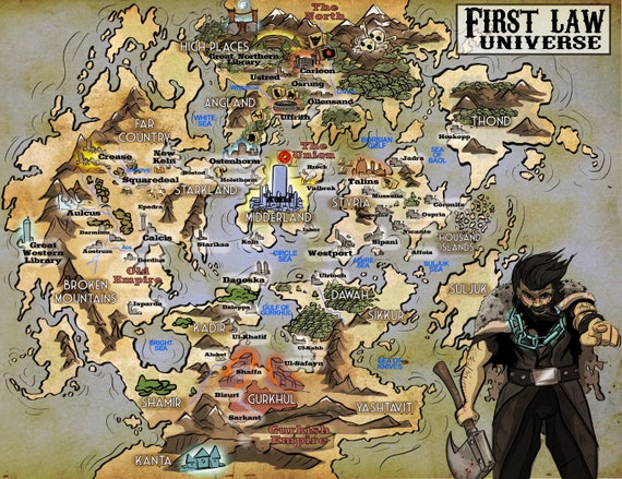 First Law Universe Map - Etsy