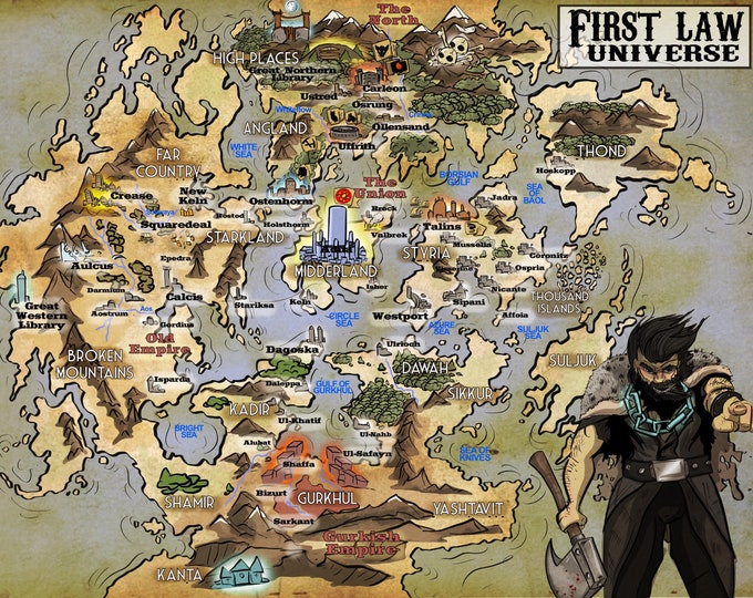 First Law Universe Map - Etsy