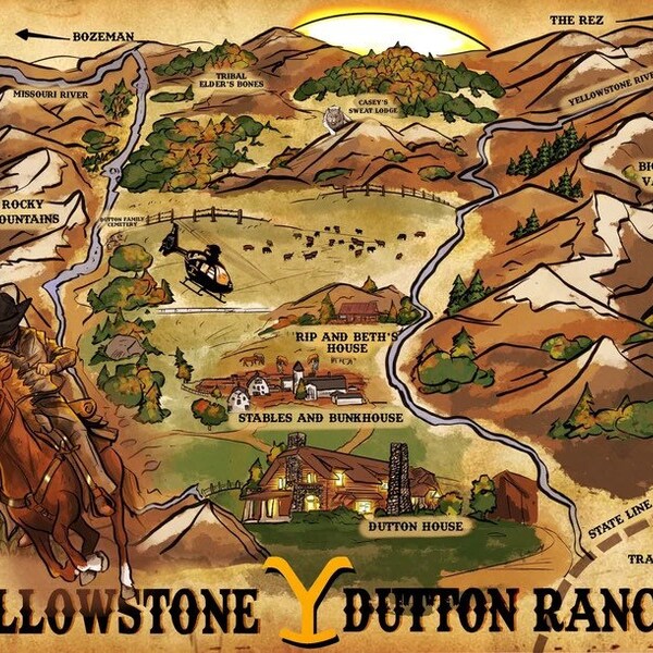 Yellowstone - Etsy