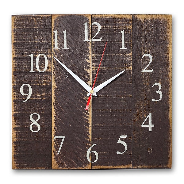 Square Wall Clock - Etsy