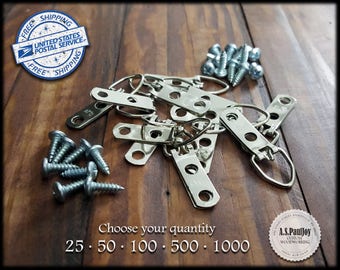 Complete Set SECURITY HANGER HARDWARE Brackets for Art Picture Frame ...