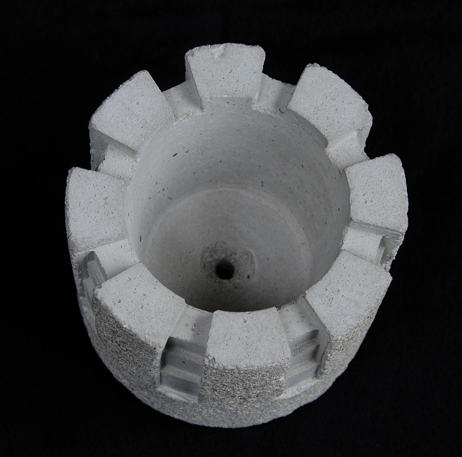 Cement Planter, Turret - Etsy