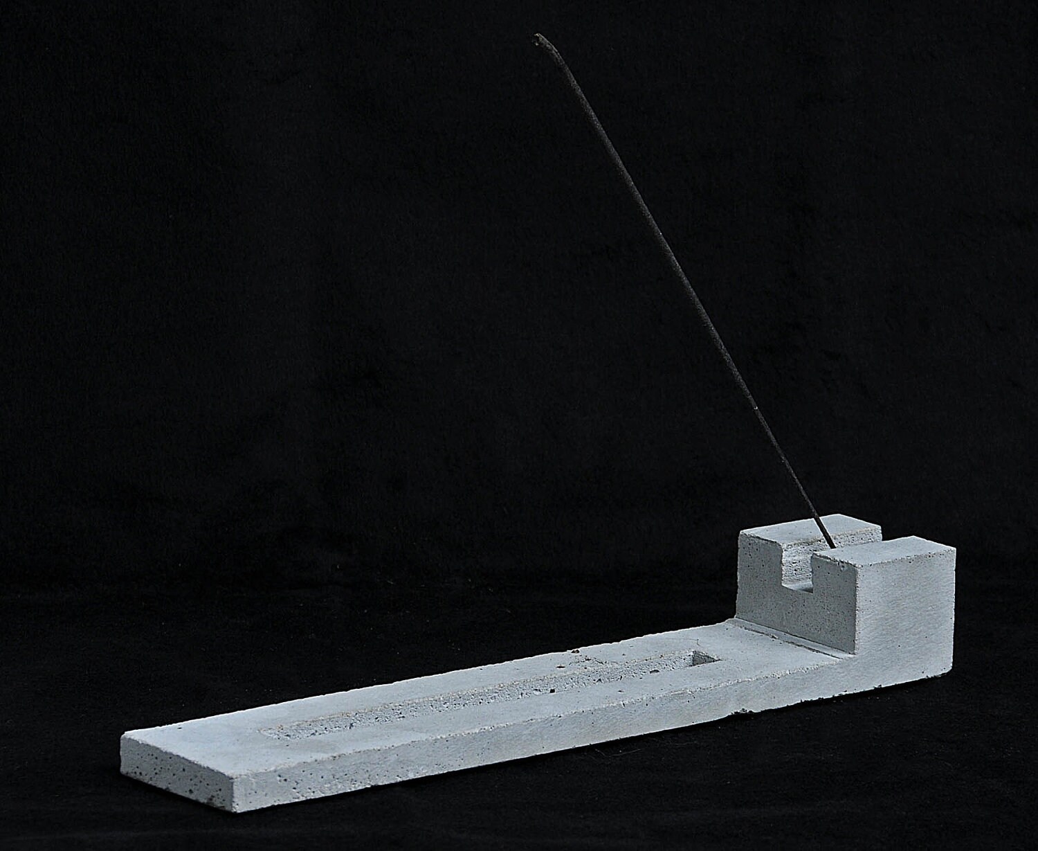 Cement Incense Burner, Block Design - Etsy