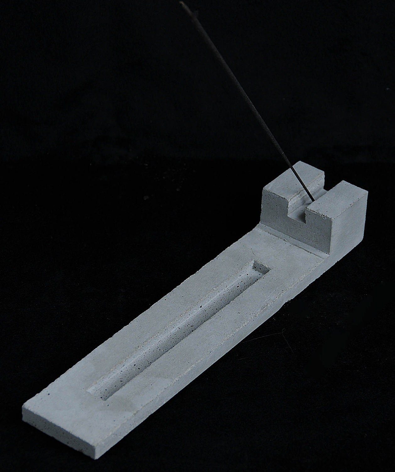 Cement Incense Burner, Block Design - Etsy