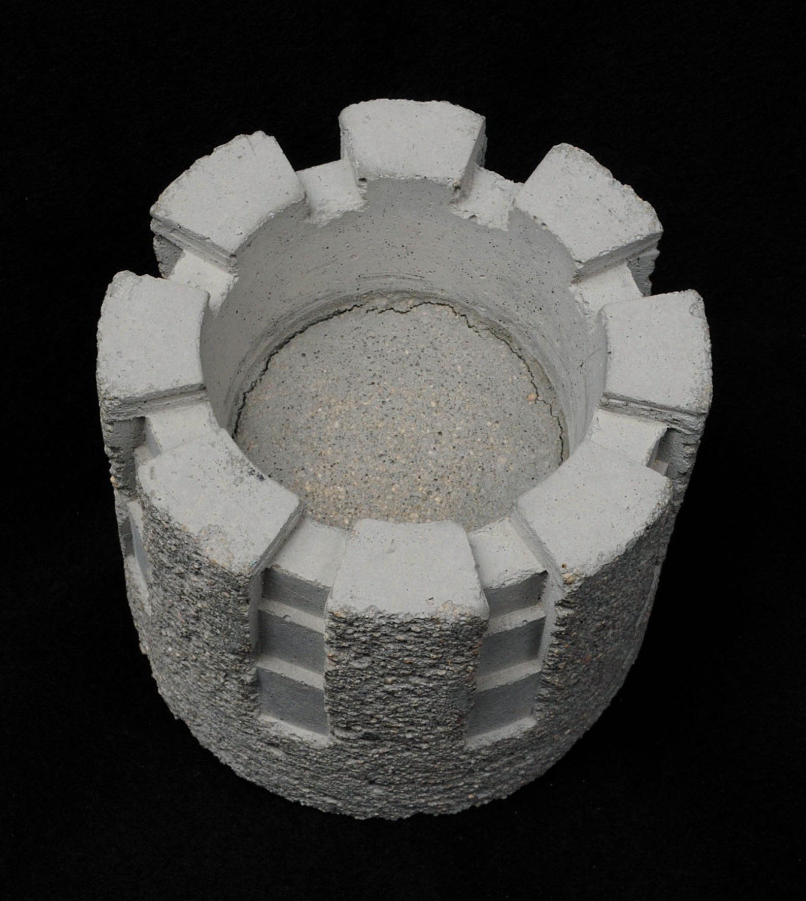 Cement Ashtray/ Holder Turret - Etsy
