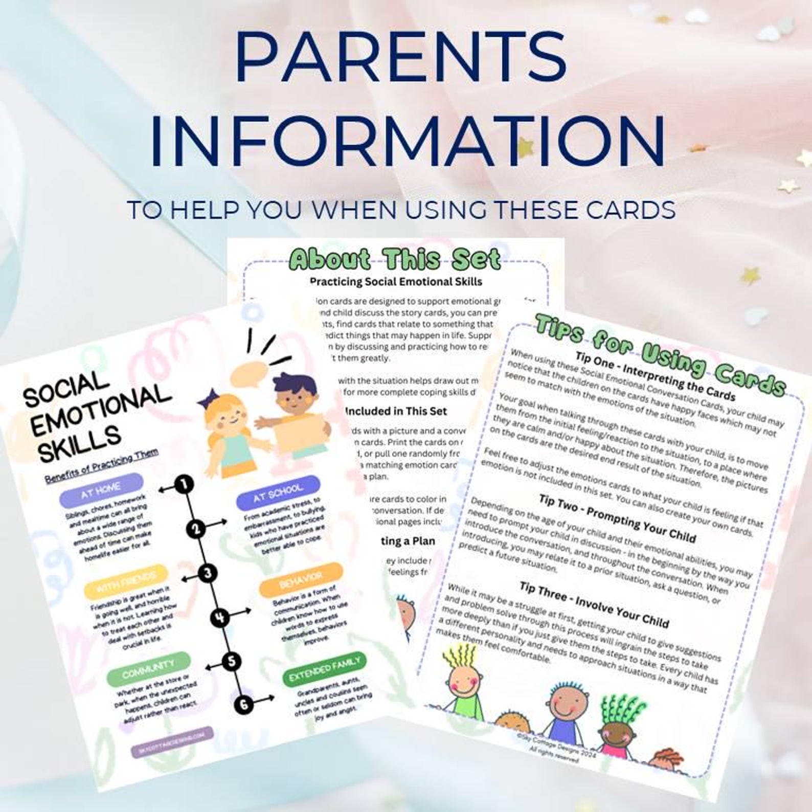 Communication Skills, Kids Conversation Starter Cards, Build Emotional ...