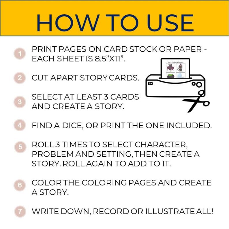 Kids Halloween Interactive Storytelling Activities, Storytelling Game ...