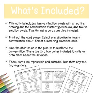 Social Emotional Conversation Starters Traveling Story Cards Social ...