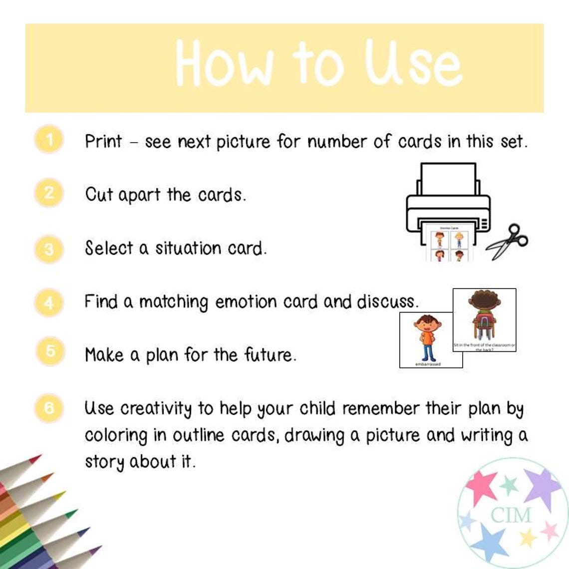 Social Emotional Conversation Cards Emotional Regulation Situations for ...