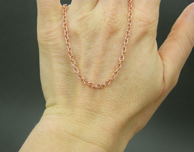 Antique Copper Chain Copper Chain Solid Copper Chain - Etsy UK