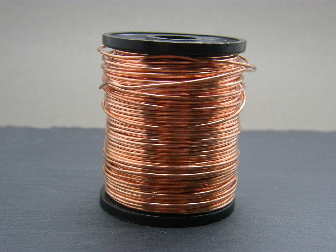 Copper Wire ~ 0.8mm Gauge Bare Copper Wire ~ Antique Copper Jewellery ...