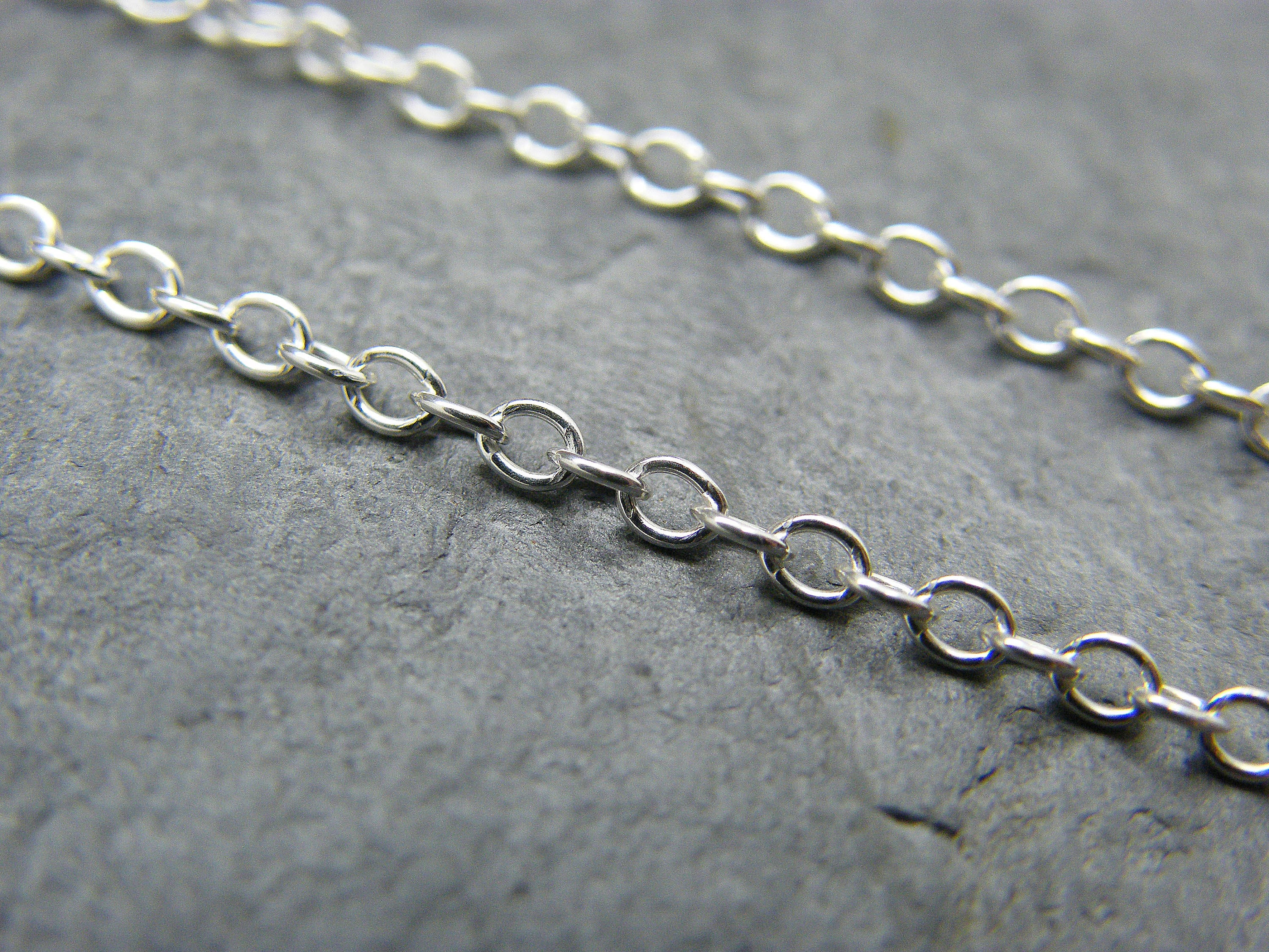 Sterling Silver Chain Silver Necklace Sterling Silver - Etsy
