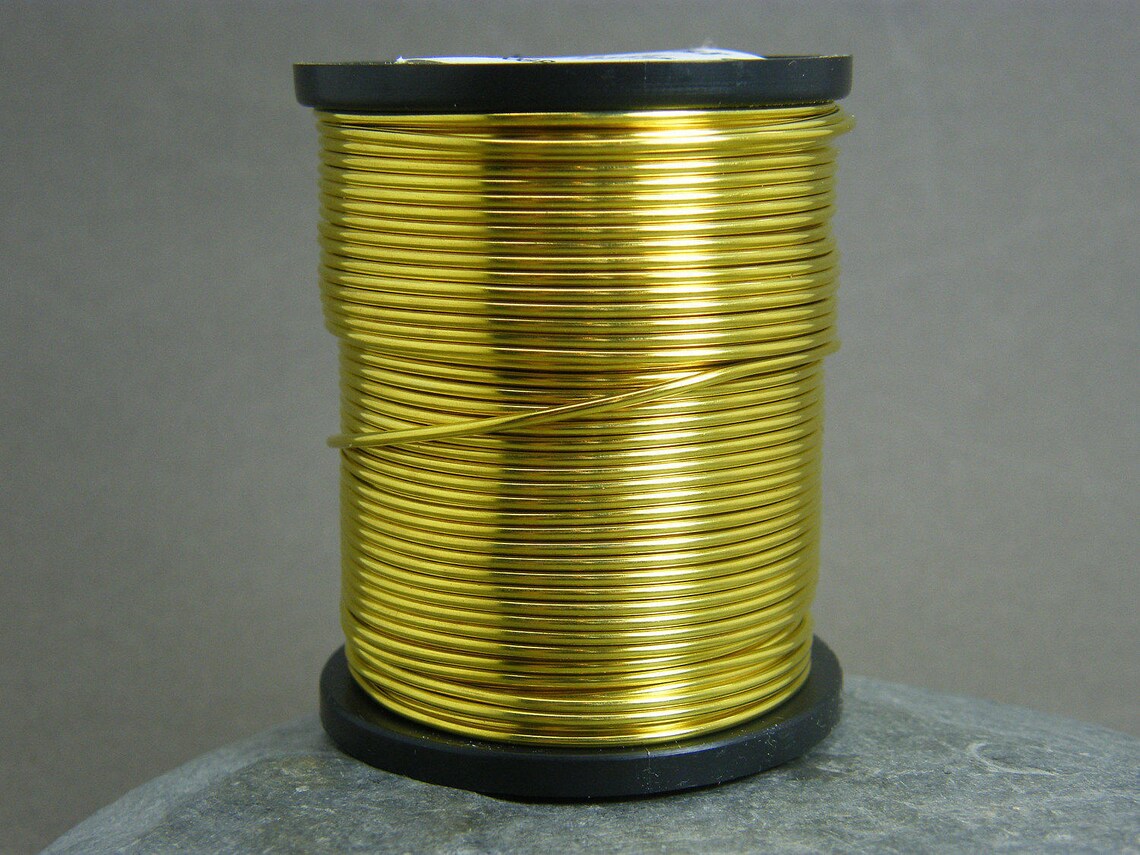 Brass Wire 1.25mm Gauge Bare Brass Wire Solid Brass Wire - Etsy UK