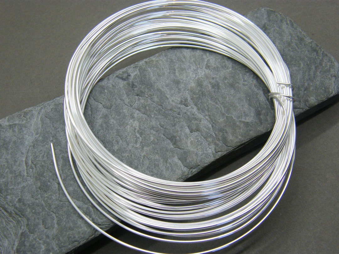 Silver Filled Wire ~ 1.25mm ~ Sterling Silver Filled Wire ~ 16g Silver ...