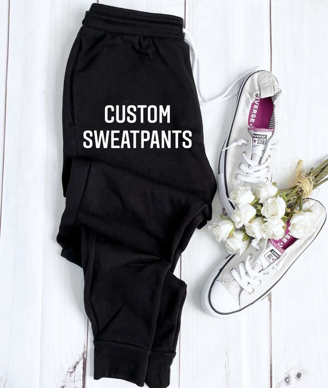 Custom Joggers: Personalized Cotton-blend Sweatpants - Etsy