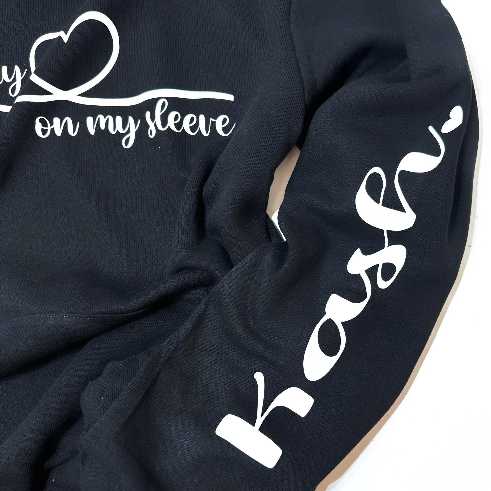 Personalized Name Sleeve Print Hoodie, Gift for Mom - Etsy