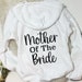 Mother of the Bride Zip up Hoodie: Wedding Party Sweatshirt - Etsy