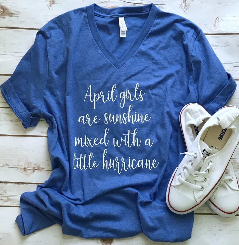 April Girls April Birthday April Girls Are Sunshine | Etsy