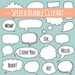 Speech Bubble Clipart Frames, Speech Bubbles, Clipart, Clip Art, Frame ...