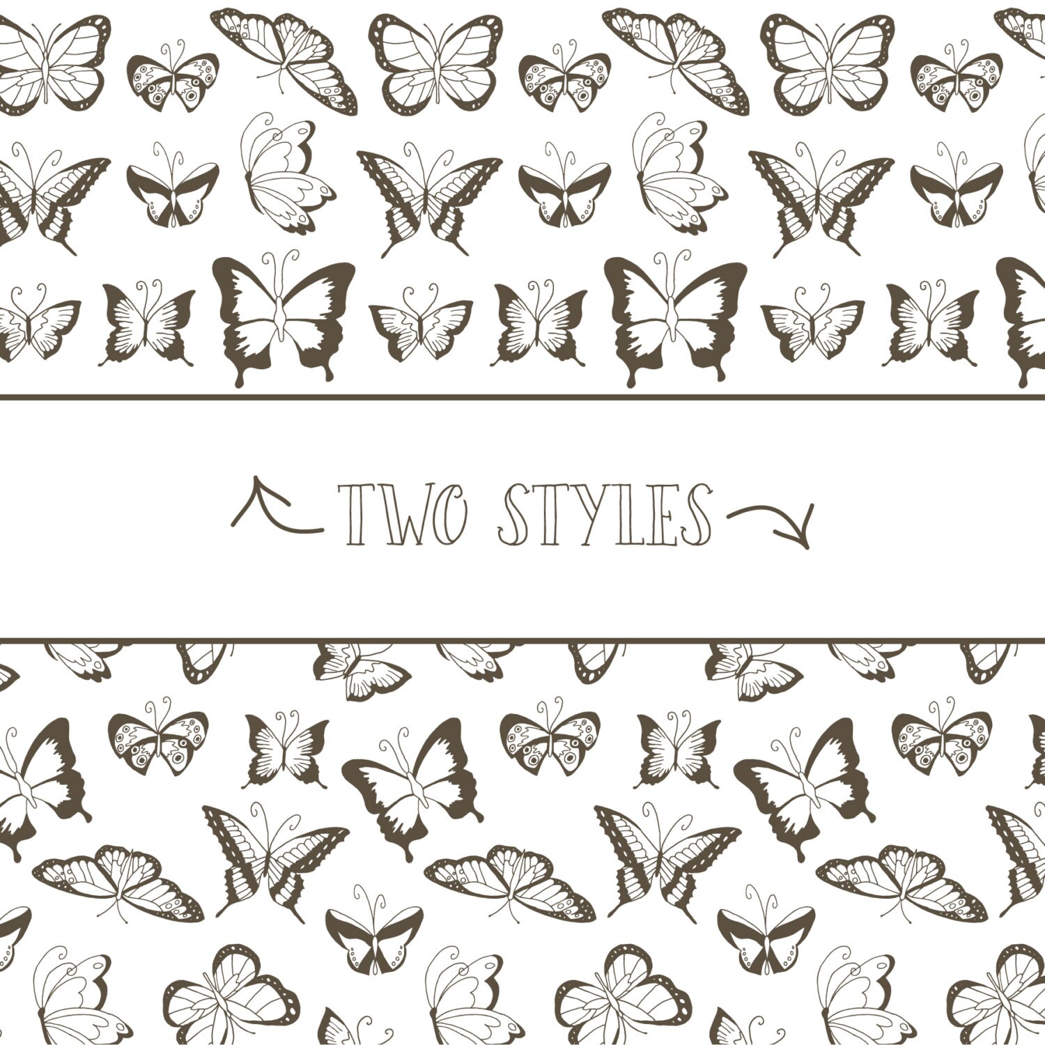 Butterfly Digital Paper Seamless Pattern Swatches Butterfly - Etsy