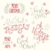 Christmas Clipart Set, 6 Christmas Quotes, Holiday Overlays, Christmas ...