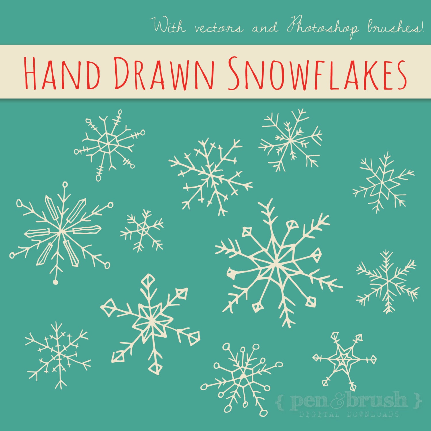 Snowflake Clipart For Photoshop