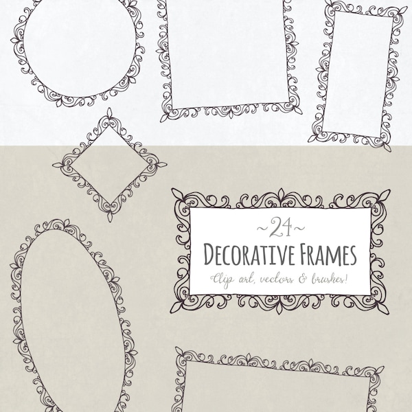 Doodle Frames - Etsy