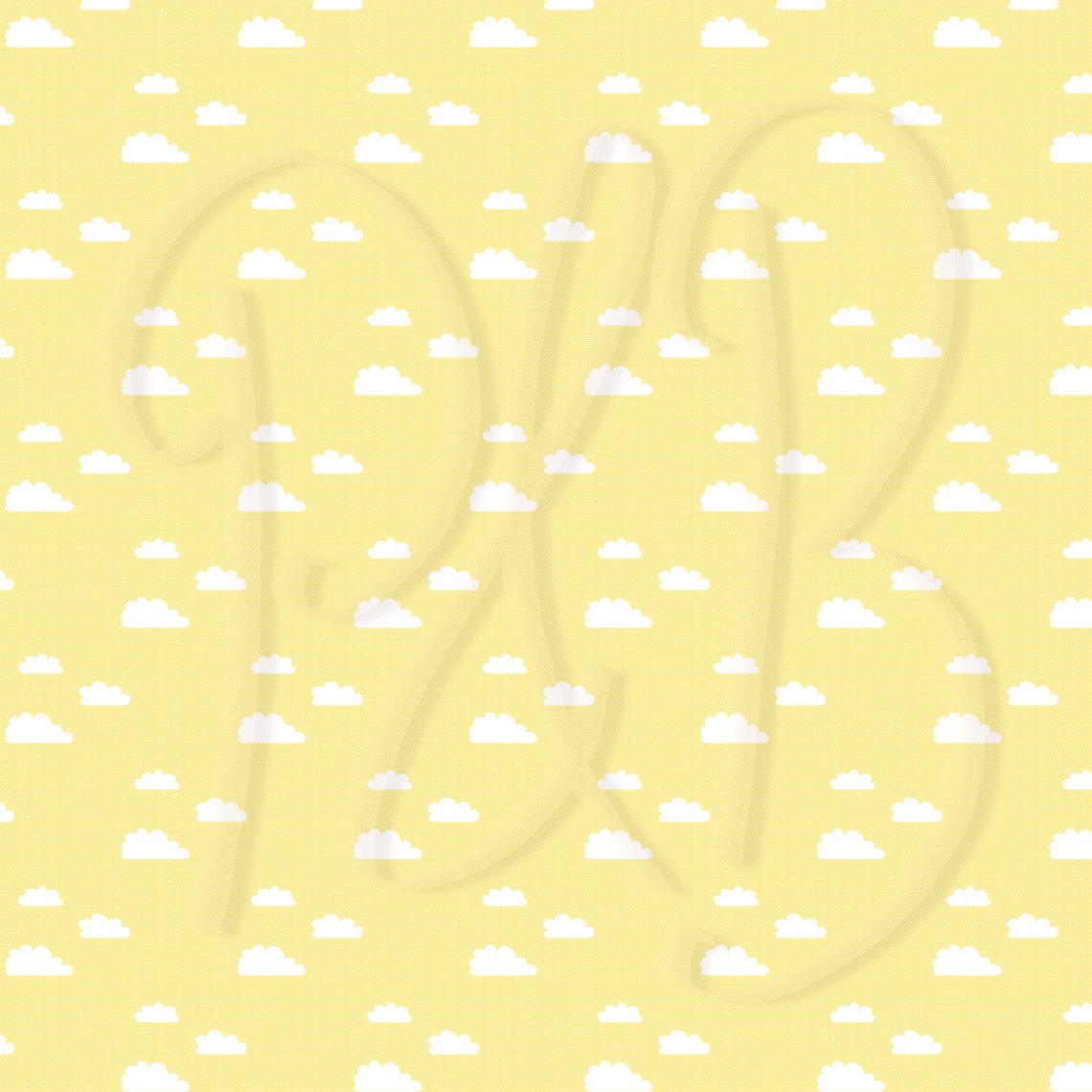 Clouds Digital Paper Pack Cute Clouds Papers Cloud Papers | Etsy