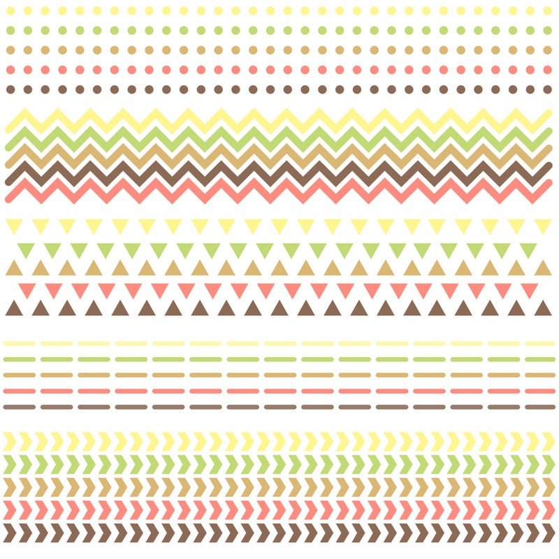 Chevron Borders - Etsy