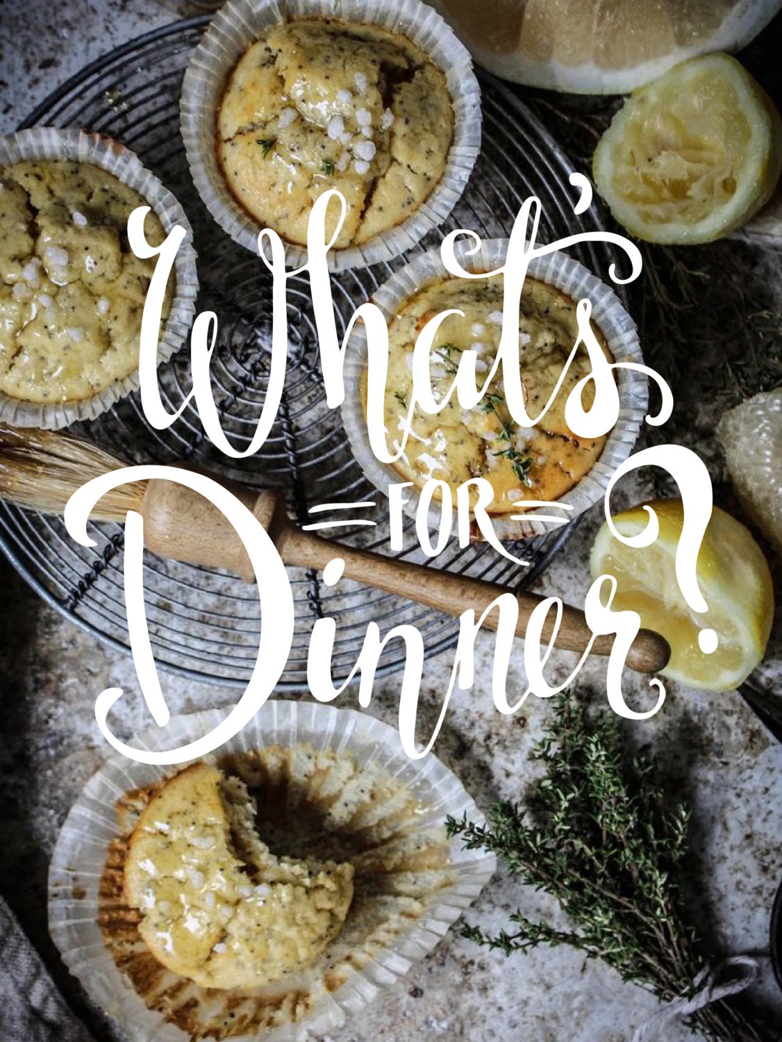 Digital Food Quotes Clipart, Food Photography Overlays, Food Blog ...