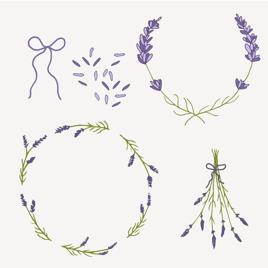 Lavender Clipart Set, Herb Clip Art, Herbal Clipart, Lavender Clip Art ...